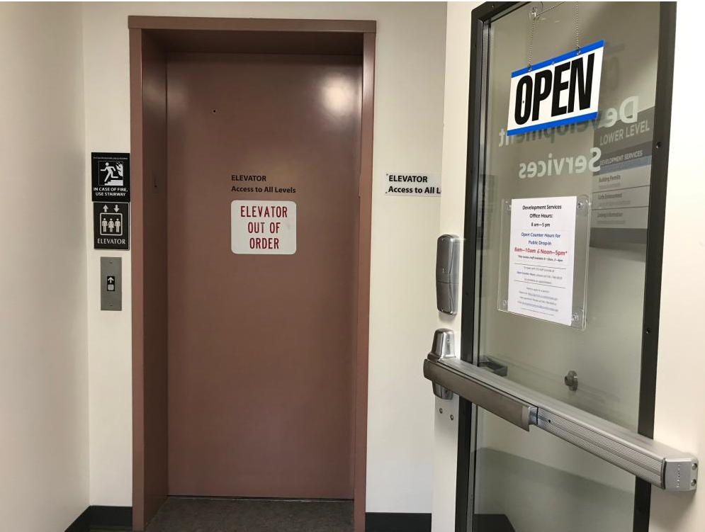 City Hall Elevator Out of Service - The Corvallis Advocate